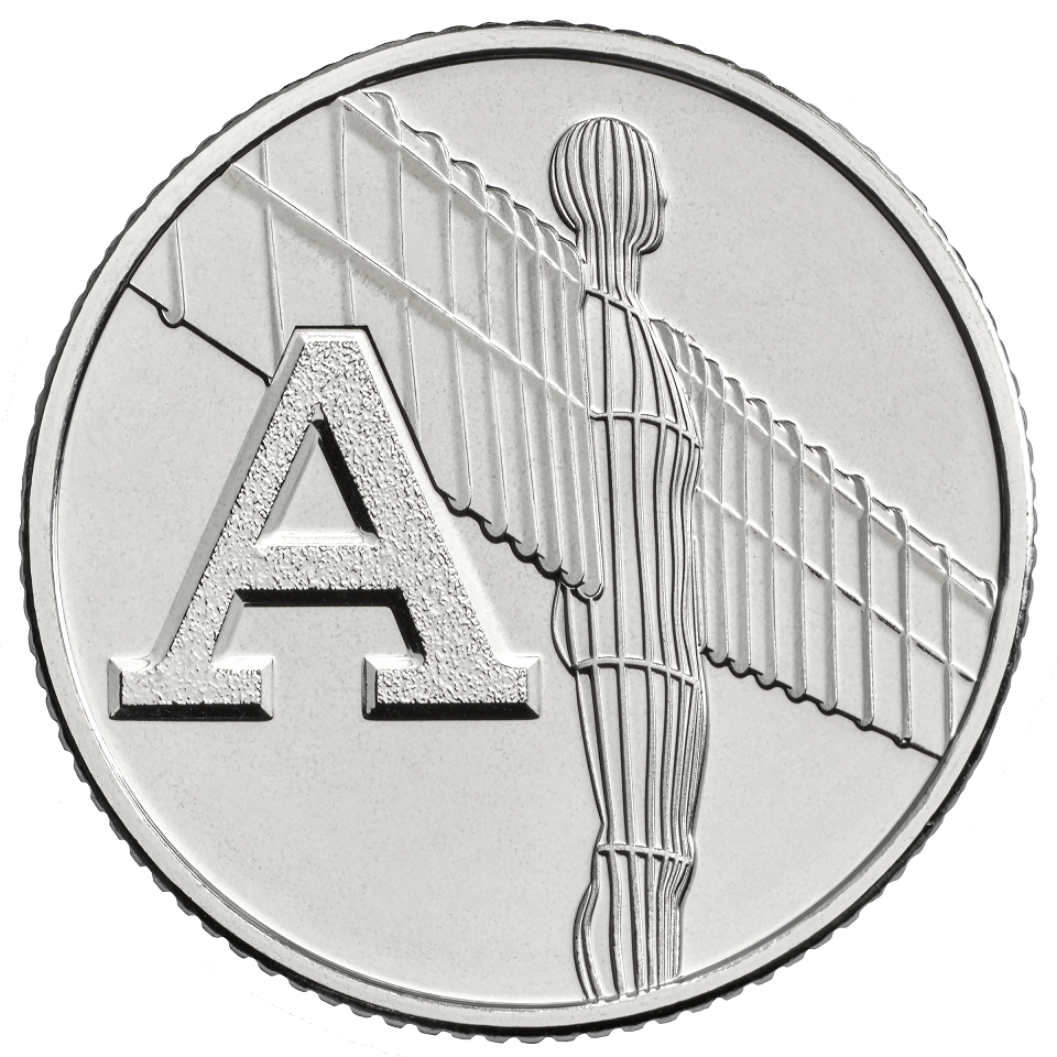 10p TEN PENCE A-Z ALPHABET COINS 2018 & 2019 RARE ANGEL BOND NHS TEA ...
