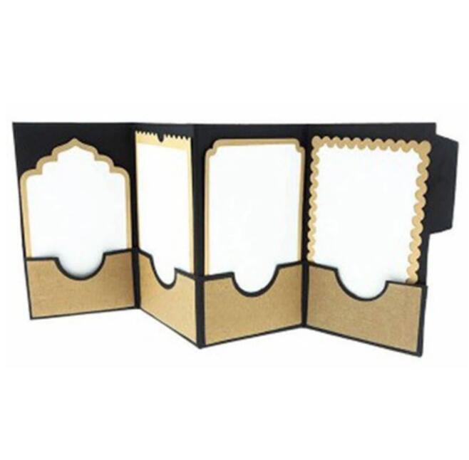 Four-layer Loose-leaf Frame Die Scrapbooking Metal Cutting Dies Card ...