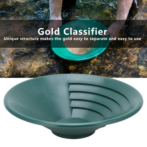 260mm Gold Panning Pan ABS Gold Sifting Classifier Washing Sieve Tray ...