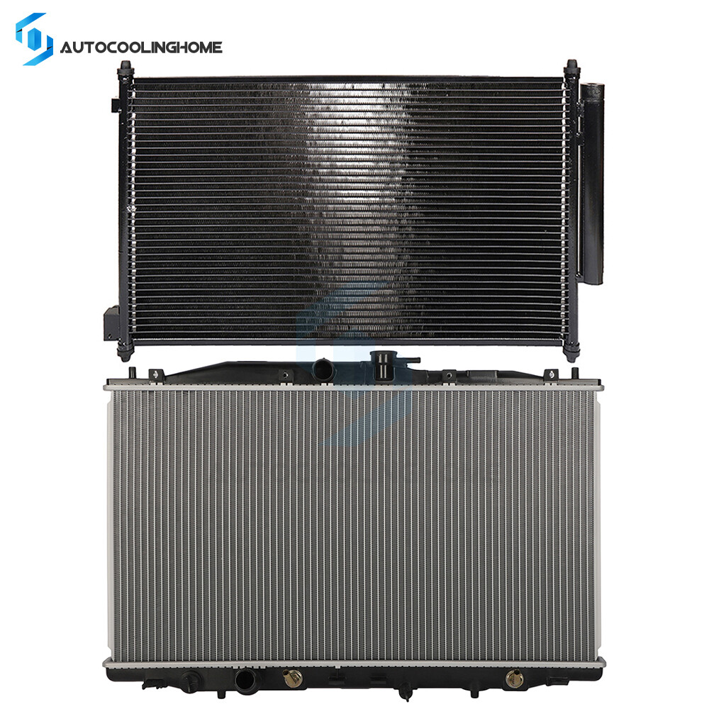 Cooling Radiator And A/C Condenser For 2004 2005 2007 2008 Acura TSX 2 ...
