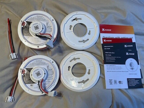 2 pk Kidde Smoke Alarm with Smart Features Model P4010ACS-WF 10yr ...