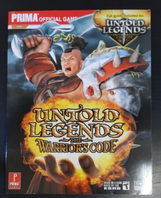 Untold Legends The Warrior's Code/Brotherhood Prima Official Game Guide ...