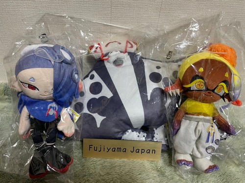 Splatoon 3 Deep Cut Frye Big Man Shiver Set of 3 / S size Plush Stuffed ...