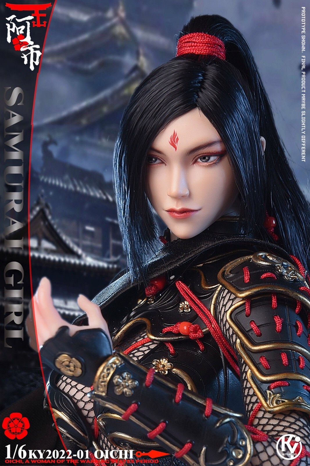 KYStudio KY2022-01 1/6 Japanese Female Warrior OICHI Figure Model Toys ...