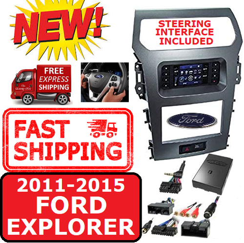 Metra 99-5847CH FORD EXPLORER 2011-15 DOUBLE DIN CAR RADIO DASH KIT W ...