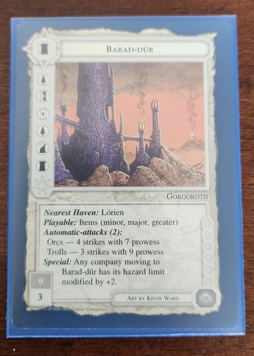 MECCG Middle-Earth CCG Barad-Dur The Wizards Unlimited LOTR Rare NM | eBay
