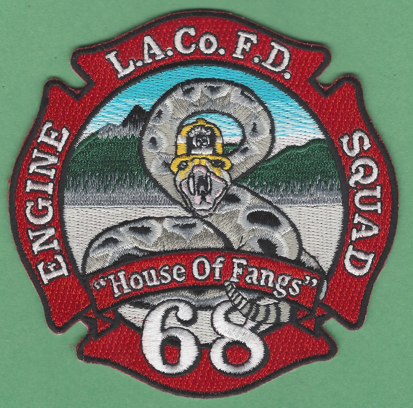 LOS ANGELES COUNTY CALIFORNIA ENGINE 68 SQUAD 68 FIRE COMPANY PATCH | eBay
