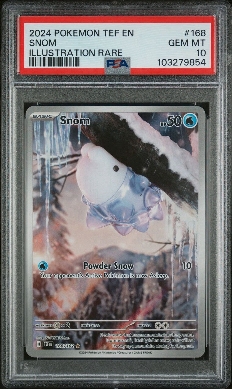 Snom 2024 Scarlet & Violet: Temporal Forces #168/162 Illustration Rare ...