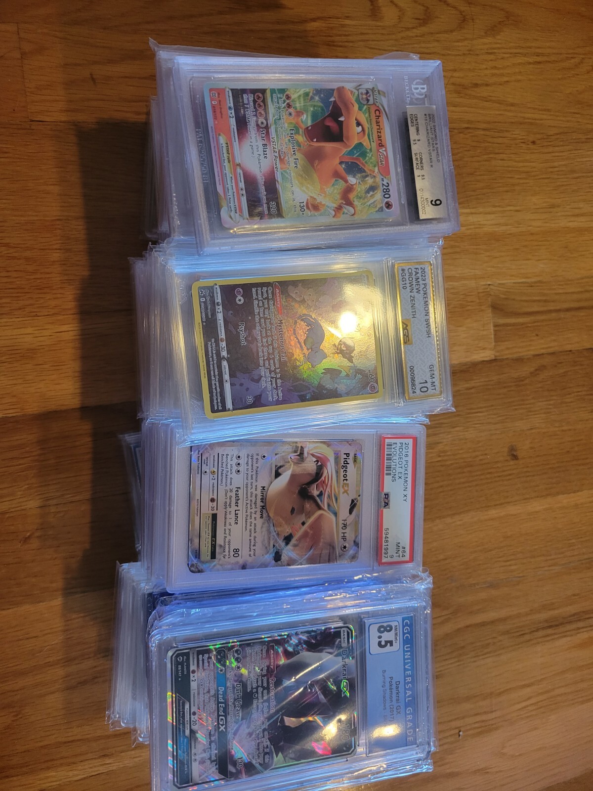 Graded Pokemon Lot - Card Collection Boxes. - V Or Higher Only Read ...