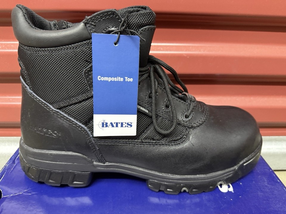 NEW Bates Ultra-Lites 5" Tactical Boots Side Zip Black E02264 Men’s ...
