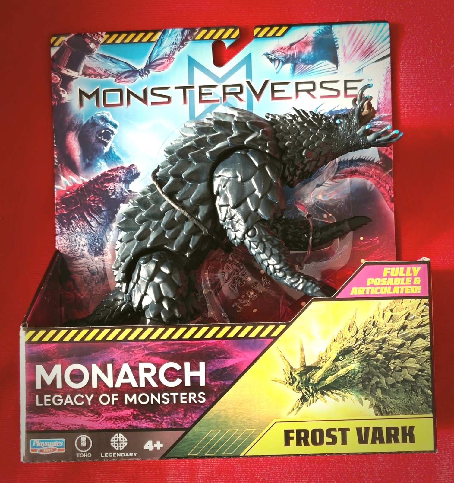 PLAYMATES GODZILLA MONARCH LEGACY OF MONSTERS "FROST VARK" MONSTERVERSE ...