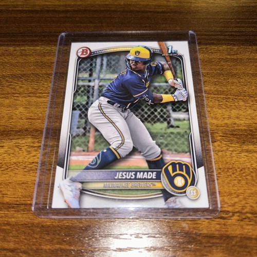 2025 Bowman 1st Jesus Made #BP-66 Milwaukee Brewers RC Prospect Card | eBay