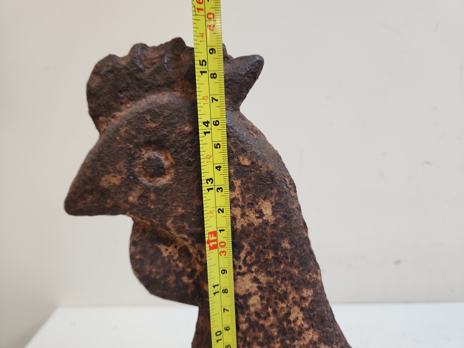 Antique Rare - Cast Iron Elgin Rooster Windmill Weight - 17 1/4" Wide ...