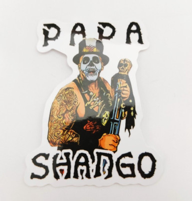 Papa Shango WWF WWE Wrestling Waterproof Glossy Decal Sticker 2.5"x1.5 ...