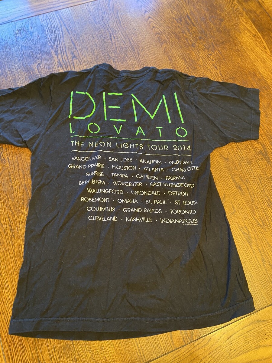 Demi Lovato Neon Lights Tour Poster