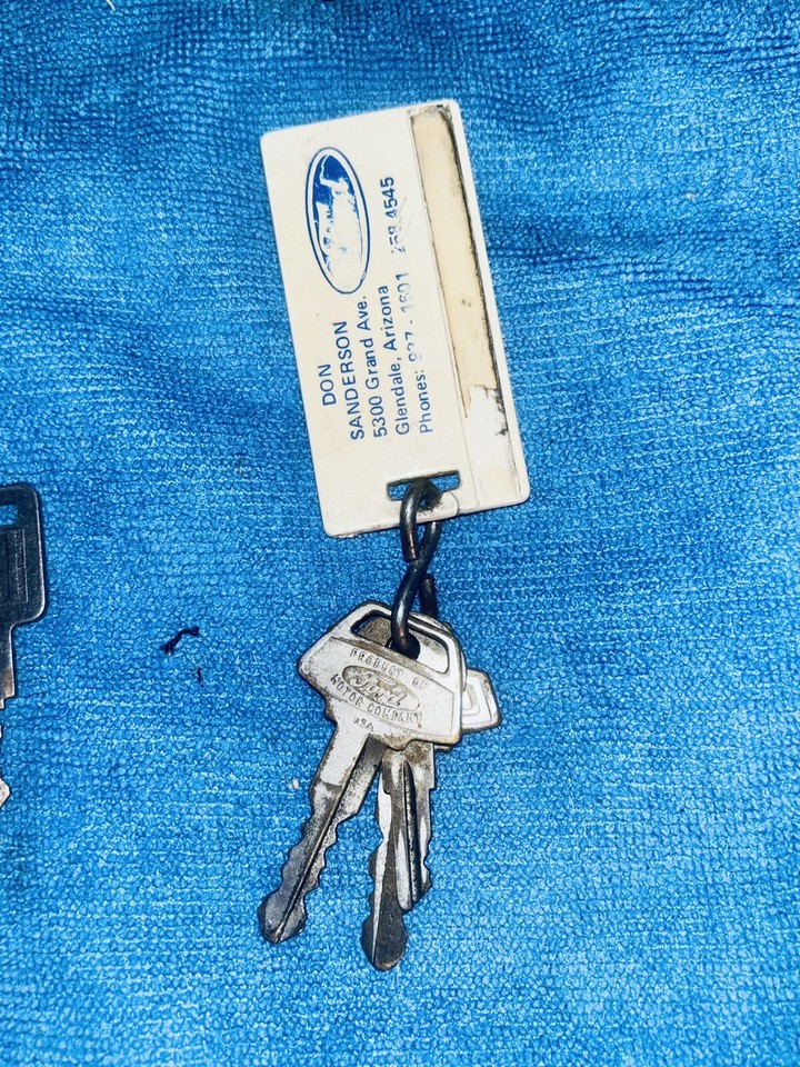 Collection Of Vintage Auto Keys & Keychains Chevrolet Ford Mercury ...
