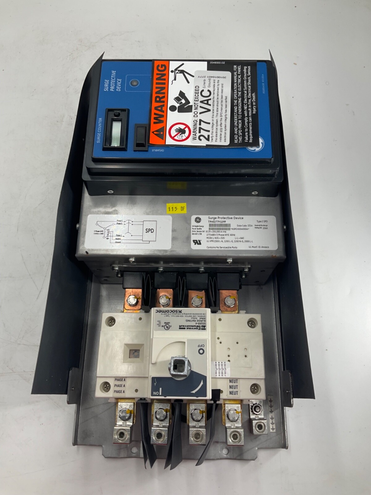 GE TPHE27Y12PP 277/480V Surge Protector Device | eBay