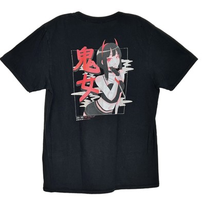 UMAI -Crunchyroll Anime Men’s Crew Neck T-Shirt Black Tee Shirt Size L ...