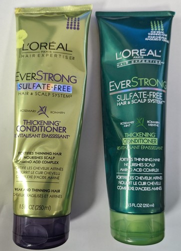 LOT OF 4 - LOREAL EVERSTRONG THICKENING CONDITIONER 8.5OZ EACH ...