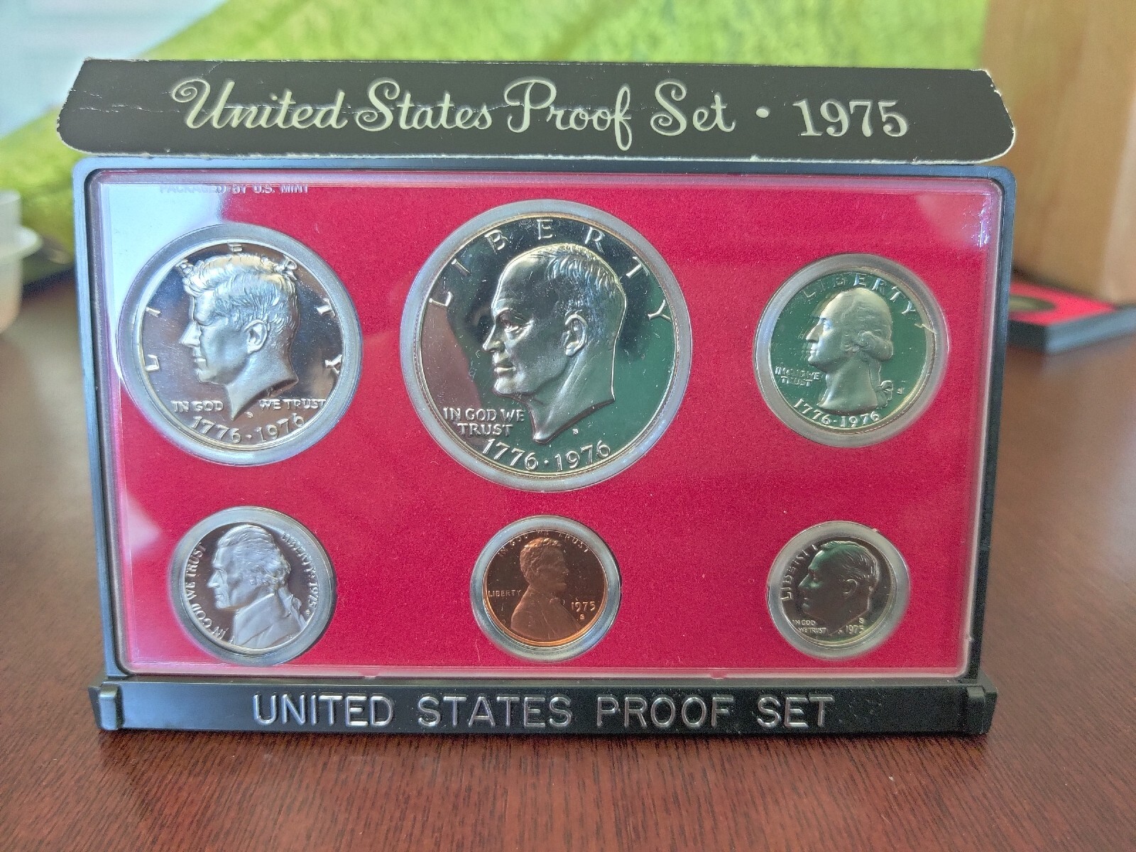1975 United States Proof Set Rare Vintage Coin Original Box Display ...