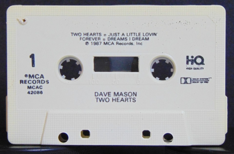 Dave Mason – Two Hearts - MCA Records MCAC-42086 Cassette Tape, Album ...