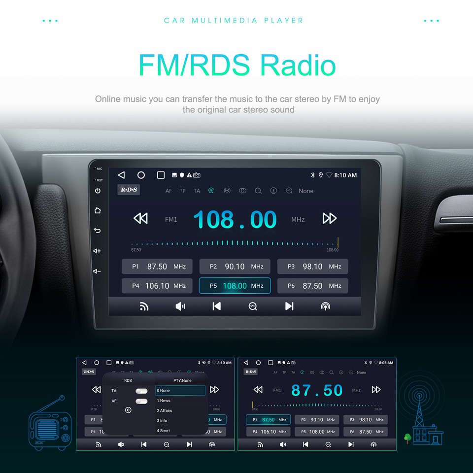 For 2015-2019 Nissan Versa Sedan Android 13 Car Stereo Radio GPS Nav ...