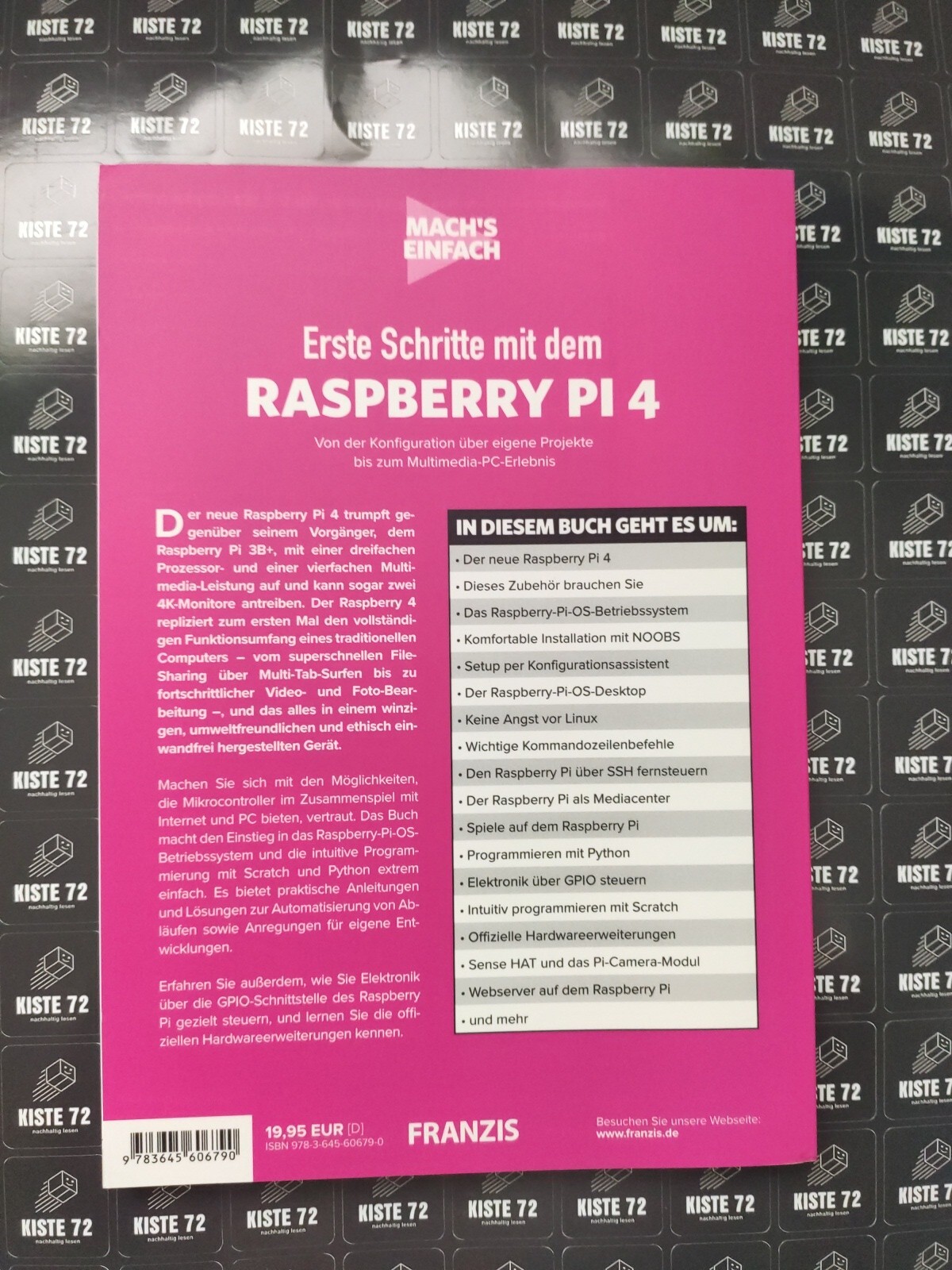 Mach's Einfach: Erste Schritte Raspberry Pi 4 von Christian Immler ...