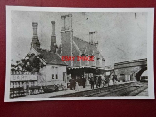 PHOTO BARNES RAILWAY STATION PUTNEY TO CHISWICK AND MORTLAKE LINES. L ...