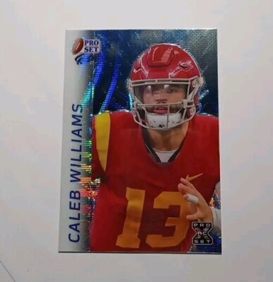 2024 Leaf Pro Set Metal Caleb Williams # RB-21 Retro Football XRC RC ...