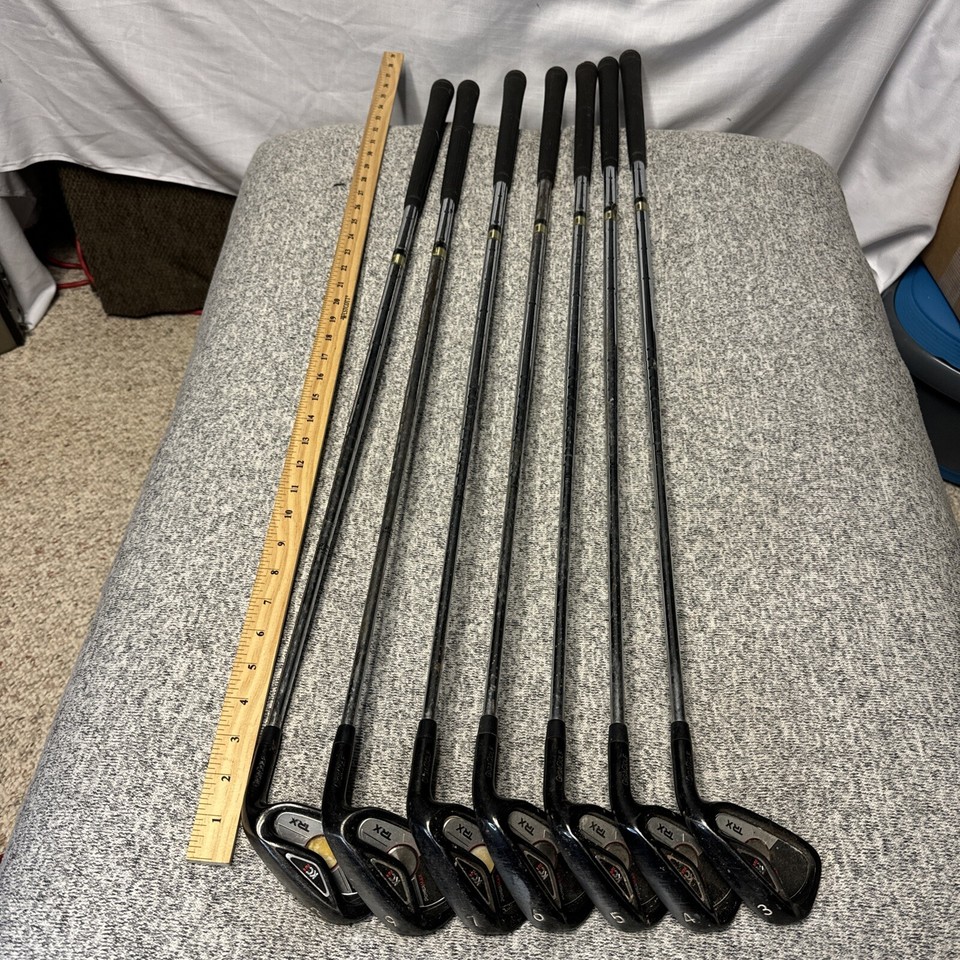 Giga Golf TRX Powermax Slot Iron Set 4-9, PW FeatherFlight R Flex Steel ...