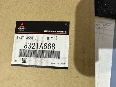 Genuine Mitsubishi LAMP ASSY,FOG,FR RH 8321A668 | eBay Australia