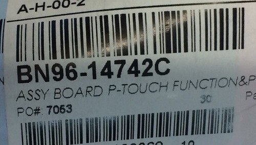 BN96-14742C BN96-13847C Samsung P-TOUCH UN46C6300SFXZA UN55C7000WFXZA ...
