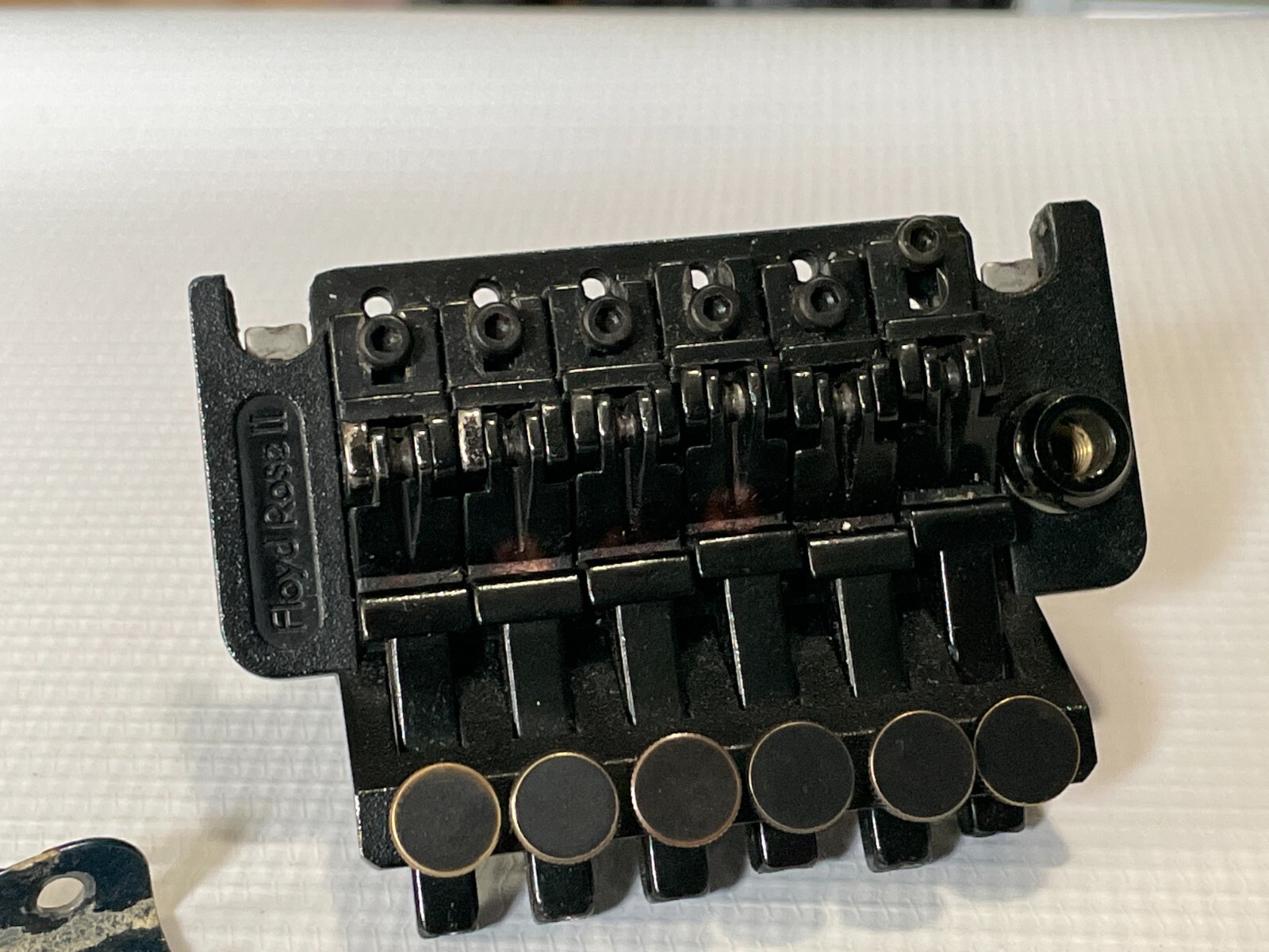 1980's Kramer Guitar Black Floyd Rose II Single Locking Tremolo Bridge ...