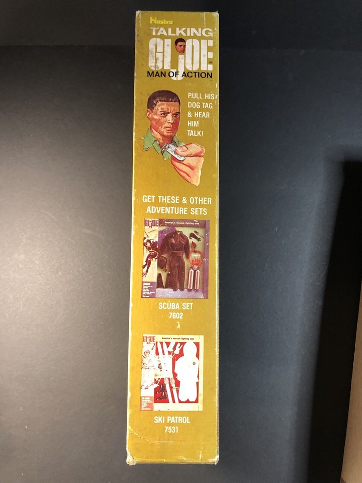 Vintage 1964 GI Joe box top, talking man of action figure great | eBay