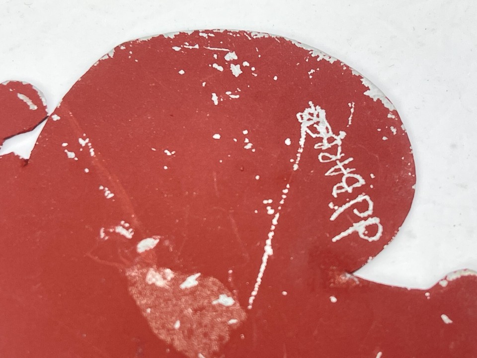 Vintage 6pc Lot Christmas Ornament Holiday Decor Tin Metal Santa Angel ...