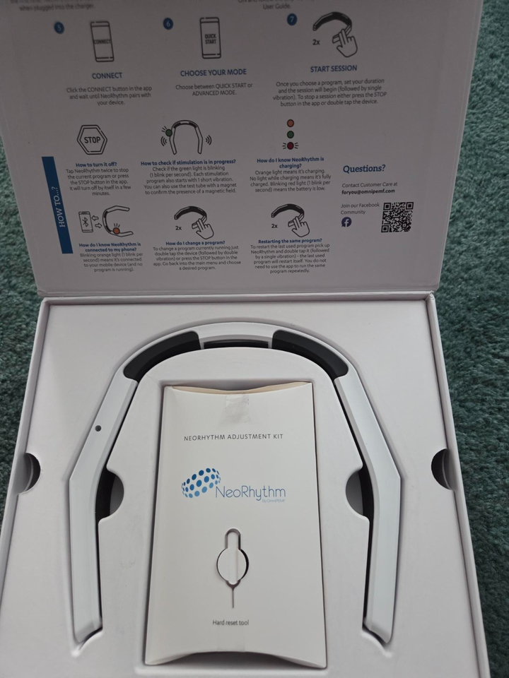 NeoRhythm OmniPEMF Neurostimulation Headband Meditation Relaxation Aid ...