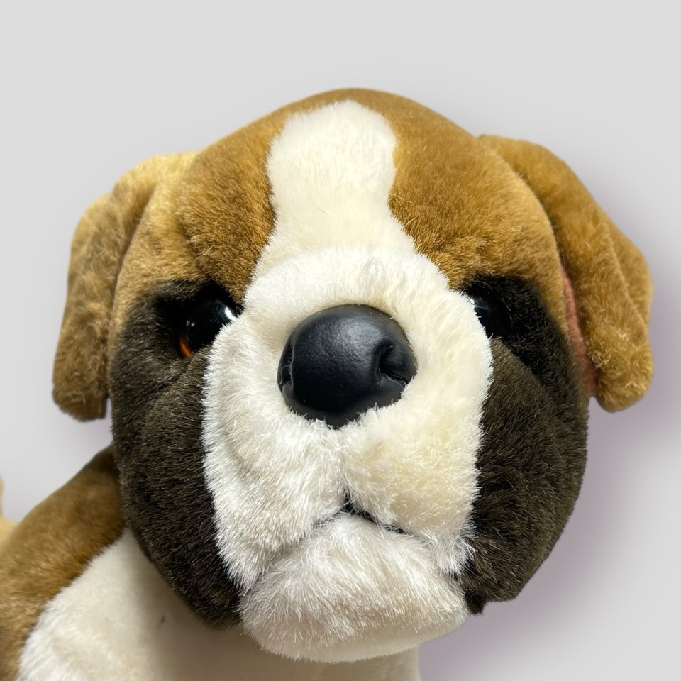 Douglas Boxer Puppy Dog RARE 12” Cuddle Toys Plush Brown White HTF | eBay