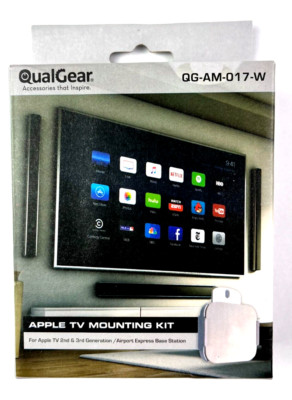 Apple TV Mount Kit Qual Gear QG-AM-017-W For Apple TV 2nd & 3rd Generation | eBay
