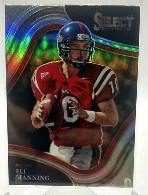 2022 Panini Select Draft Picks #178 Eli Manning Silver Prizm | eBay