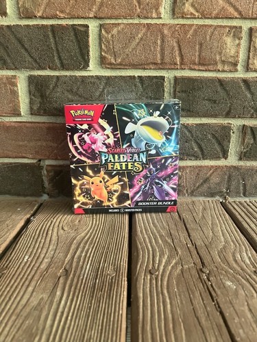 BRAND NEW-Pokémon TCG PALDEAN FATES Booster Bundle Box -FACTORY SEALED ...