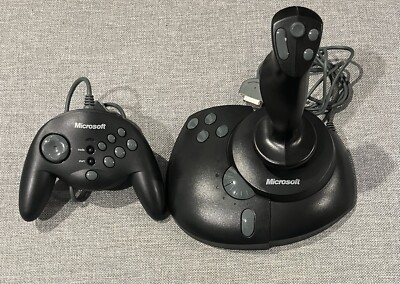 Microsoft Sidewinder Precision Pro Joystick And Game Pad Controller Not ...