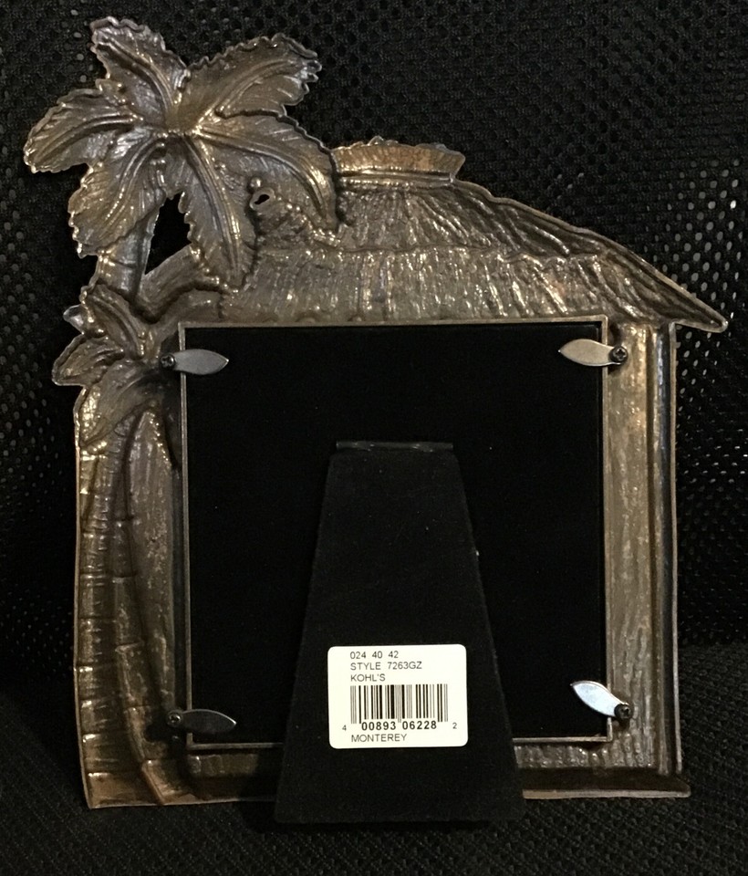 Montery Brown Photo Frame - Palm Tree Hut - Holds 4 x 4 Photo | eBay