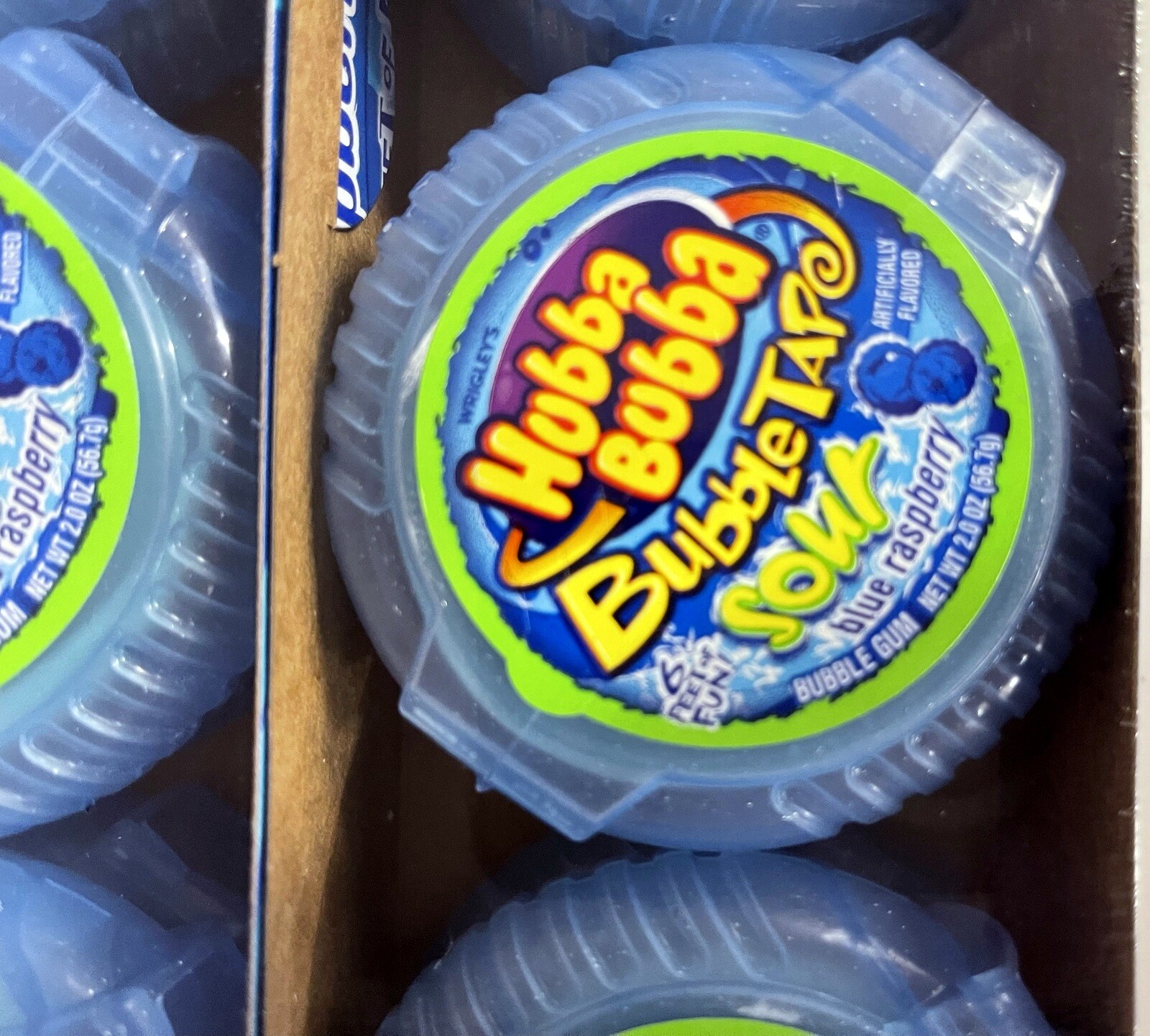 Hubba Bubba Bubble Tape Sour Blue Rasberry 12 Ct - 2 Oz for sale online ...