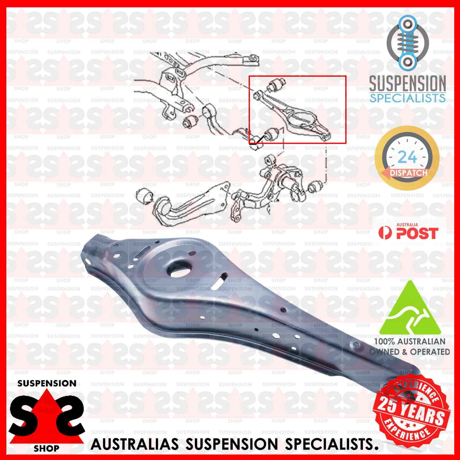Rear Axle Control/Trailing Arm, Wheel Suspension Suit AUDI A3 Sportback ...