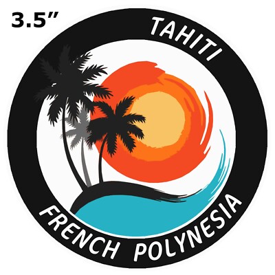 Tahiti French Polynesia - Car Truck Window Bumper Graphics Vinyl ...