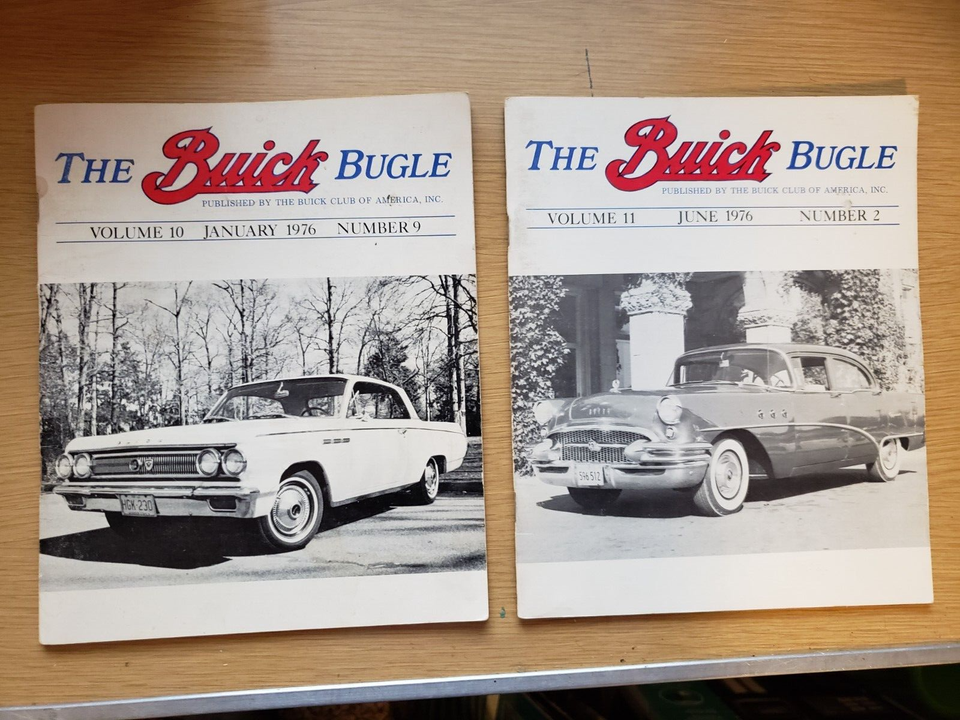 Vintage Buick Bugle Magazine 1976 -1977 - 1978 - 8 issues Partial Years ...