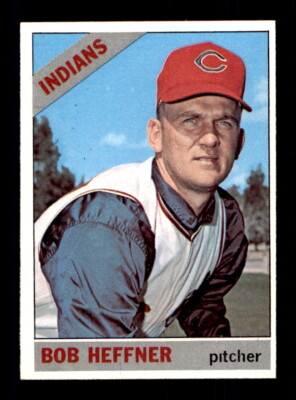 1966 Topps #432a Bob Heffner Green trees - Crease Free | eBay