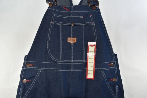 New Red Kap Bib Overalls Carpenter Classic Fit Blue Jean Denim Mens ...