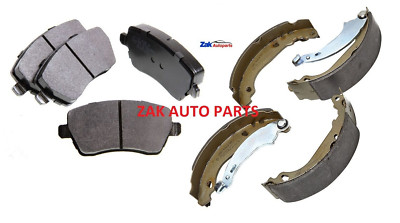 FOR RENAULT MODUS 1.1 1.4 1.6 1.5 DCi FRONT BRAKE PADS AND REAR BRAKE ...