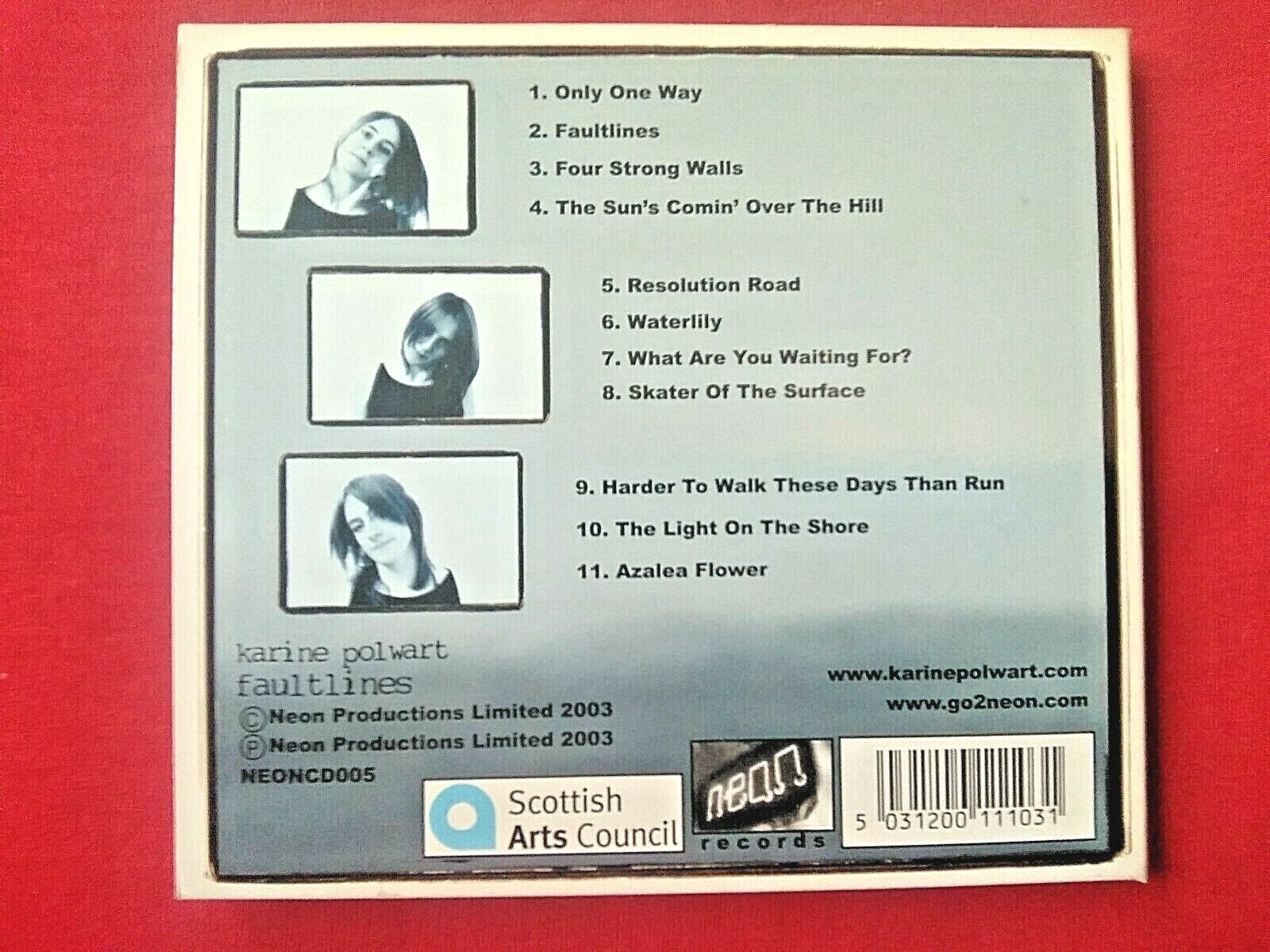 KARINE POLWART - FAULTLINES - CD - ( 11 TRACKS ) - 2003 5031200111031 ...